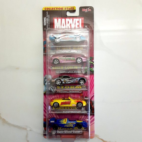 Maisto | Toys | New Vintage 202 Maisto Marvel Diecast 64 Complete Car ...